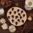 200Pcs Wood Charm Wooden Charms Natural Wooden Small Charms with Hole ...