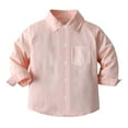 Boys Button Down Shirts Graduation Shirt Pink Short Sleeve Shirt Dress ...