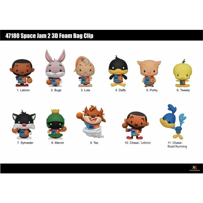 Space Jam 2 Foam Bag Clip (1 Random) - Walmart.com