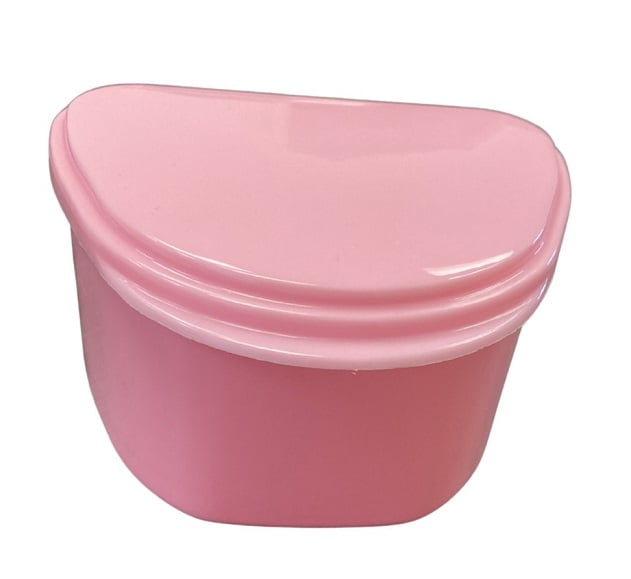 Dental Denture Box Retainer Carrier Box 4W x 2in x 2in Pink Pack of 10 ...
