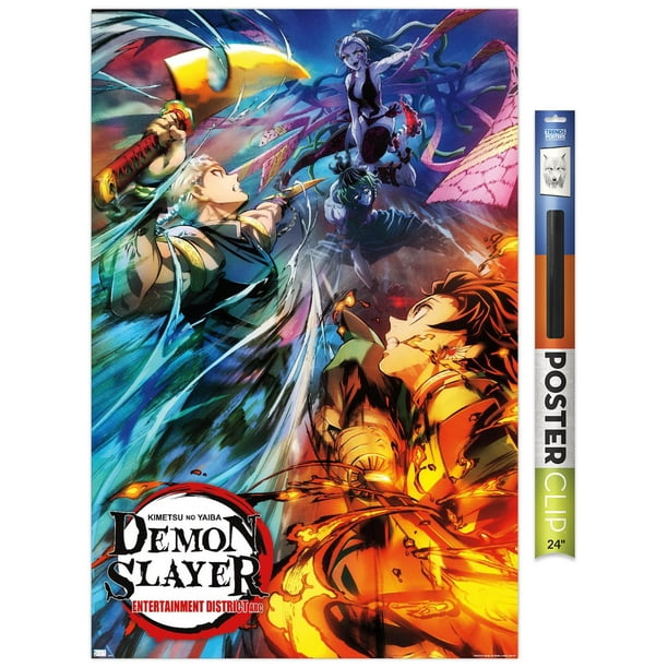 Demon Slayer - Key Visual 2 Wall Poster, 22.375" x 34" - Walmart.com