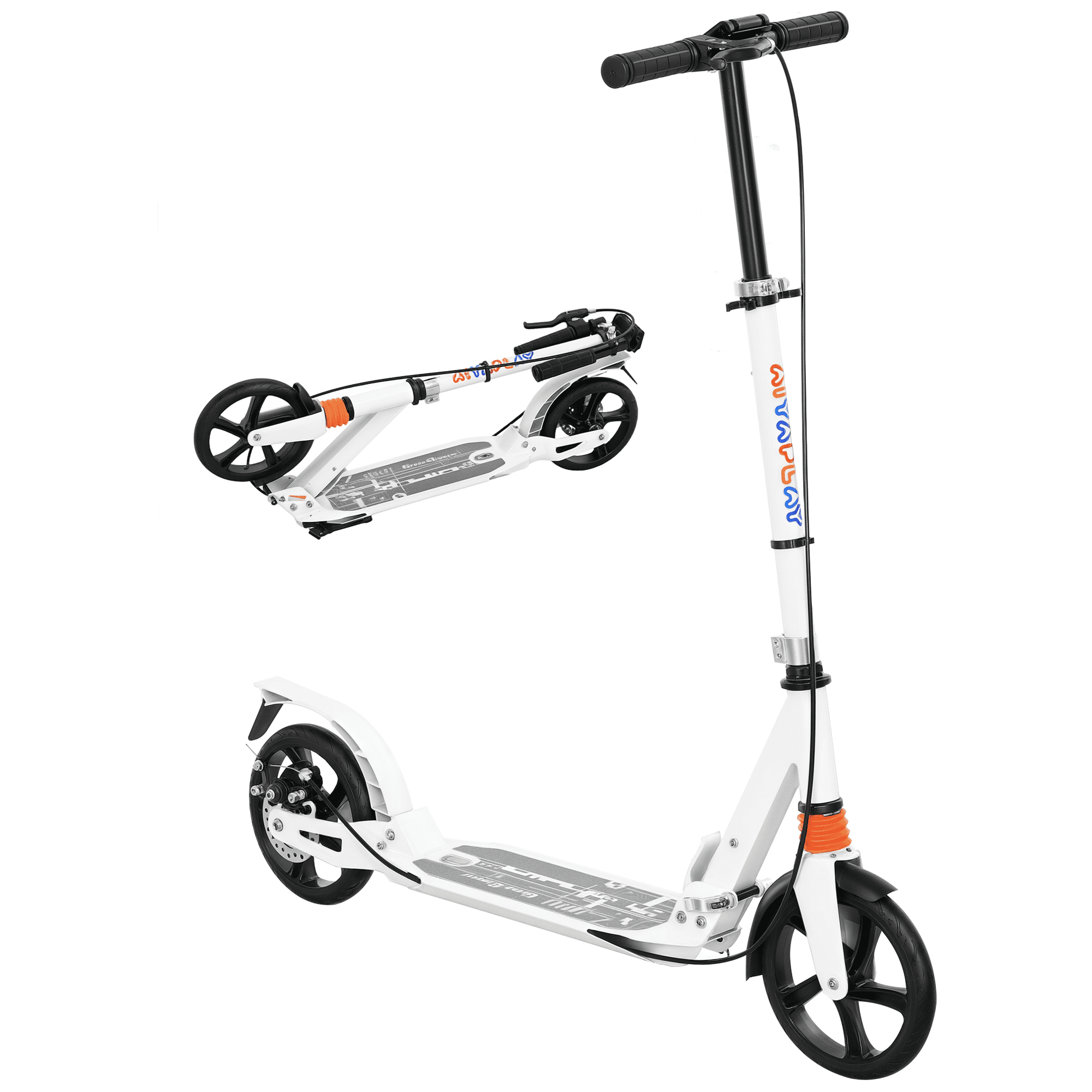 Click here for Qaba Kids Scooter  Foldable Kick Scooter With 4 Ad... prices