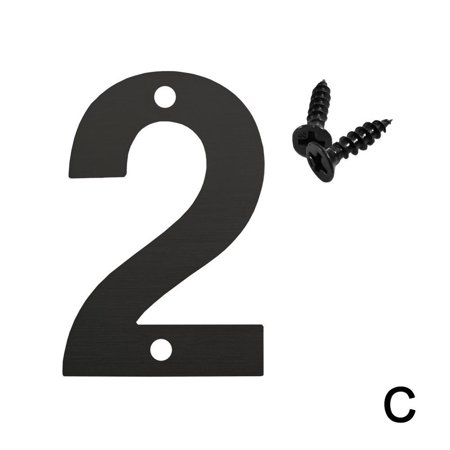 Large Steel Door Numbers 60mm * 120mm Modern House Metal Numerals X7U6 ...