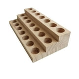 21 Holes Wooden Essential Oil Storage Rack 3 Tiers Tray Container ...