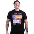 CLOTEX Dog in Me T-Shirt, Funny White Elephant Tee Shirt for Men, Ash ...