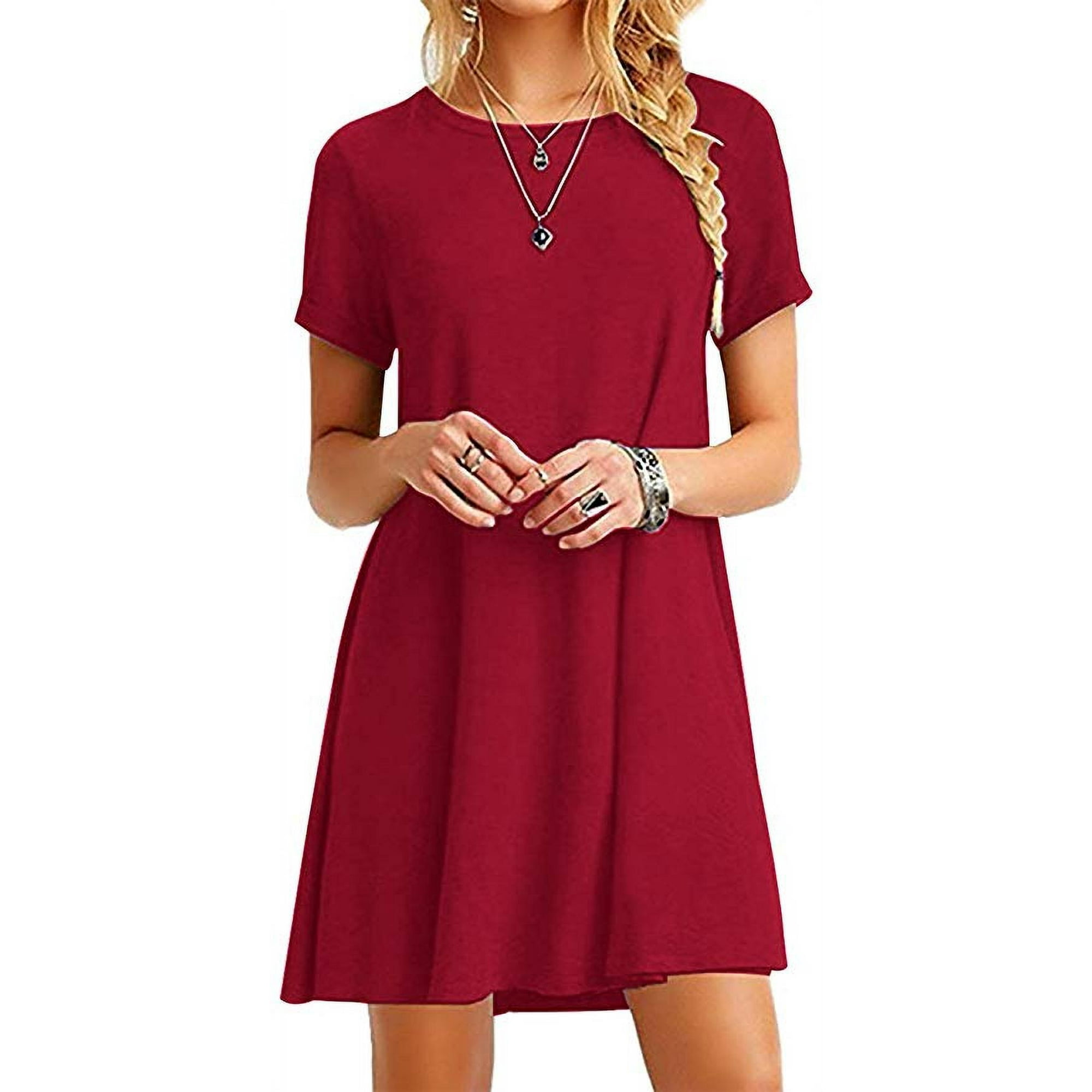 Click here for Pink Queen Women Summer Casual T Shirt Dresses A L... prices