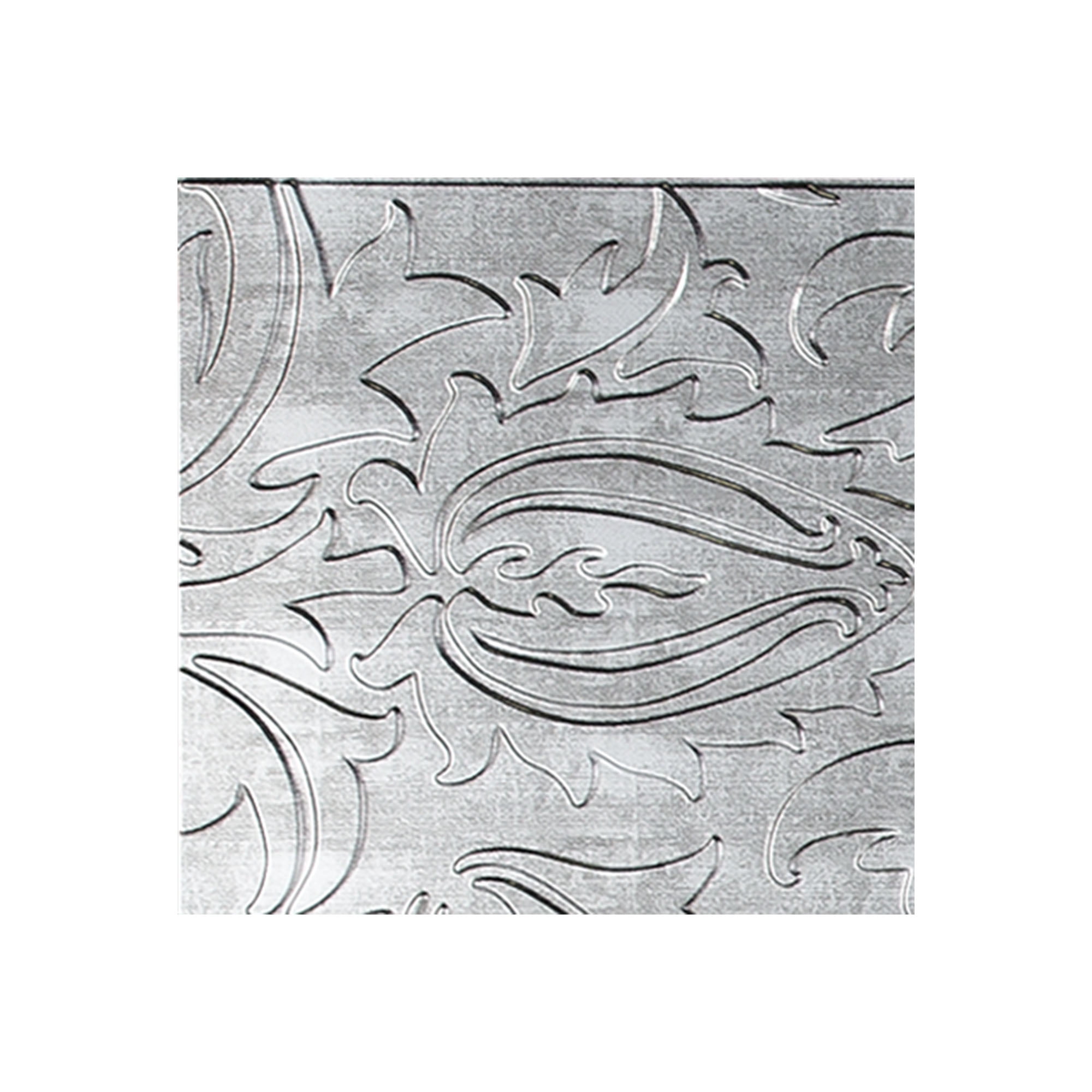 Fasade - Nettle Crosshatch Silver Decorative Wall Panel - Fast and Easy ...