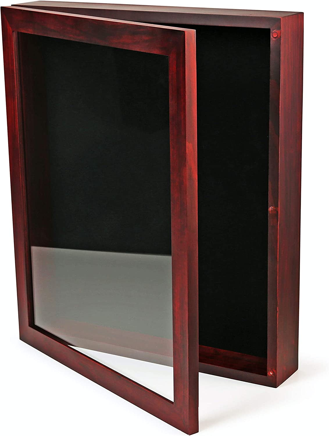 YAAN 14x17 Large Shadow Box Frame, Deep Shadow Box Display Case, Red ...