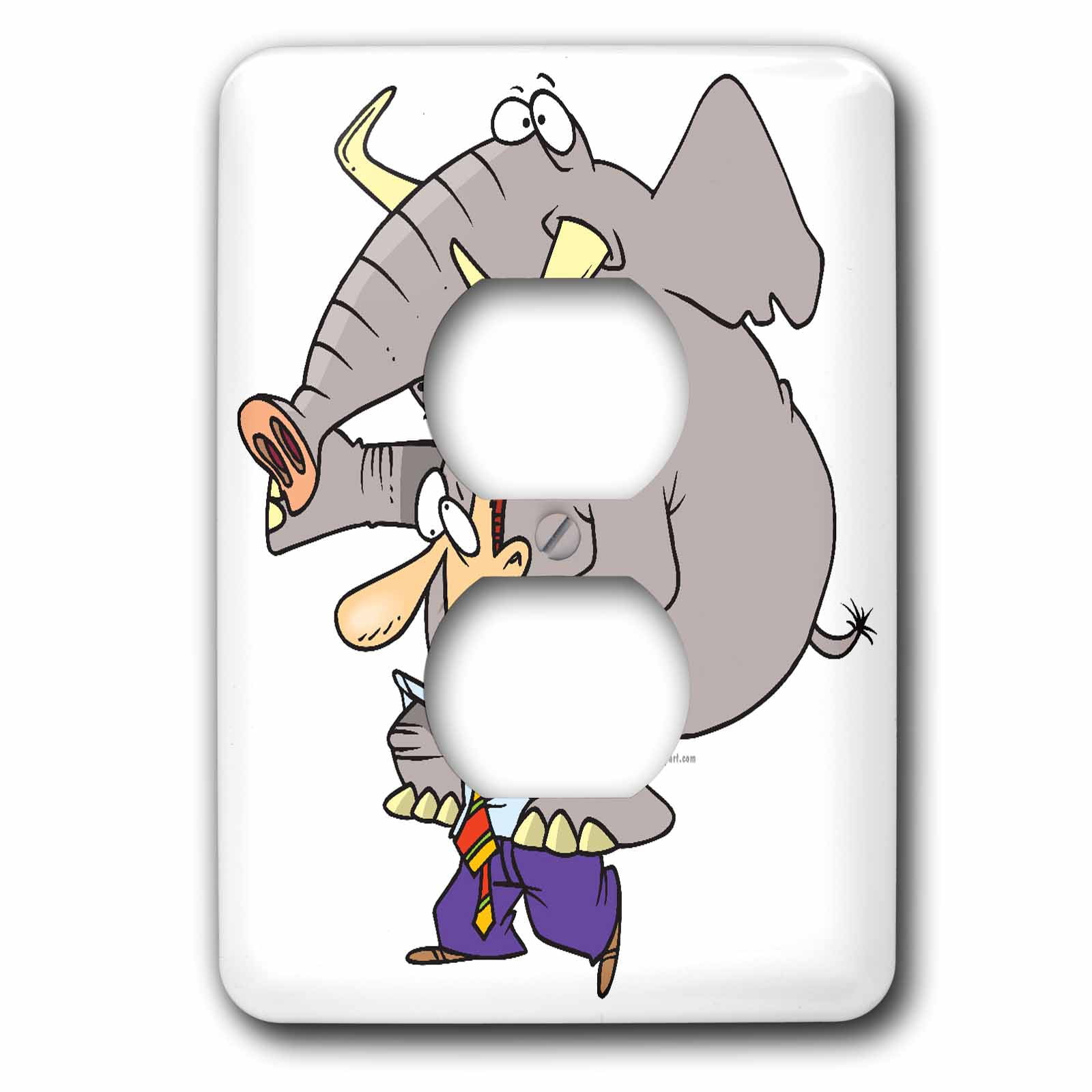 Elephant on Your Back Piggy Back 2 plug outlet cover lsp-103988-6 ...