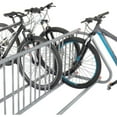 111"L Double Sided Grid Bike Rack, 18-Bike Capacity, Powder Coated ...