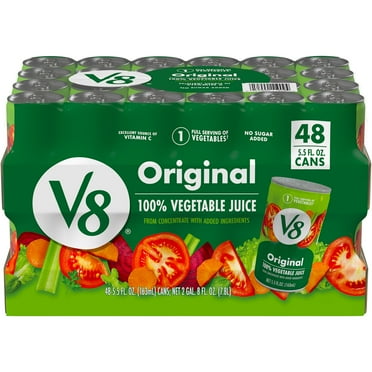 V8 Original Vegetable Juice - Ready-to-Drink - 5.50 fl oz (163 mL ...