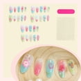 30Pcs Summer Beach Shell Hand-Painted Press-On Nails, 3D Stereoscopic ...