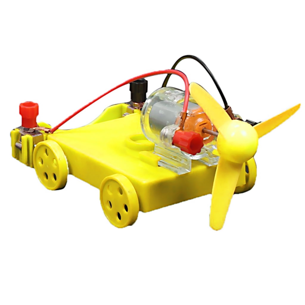 DIY Battery Powered Car Model Children Kids Educational Toy Gift ...