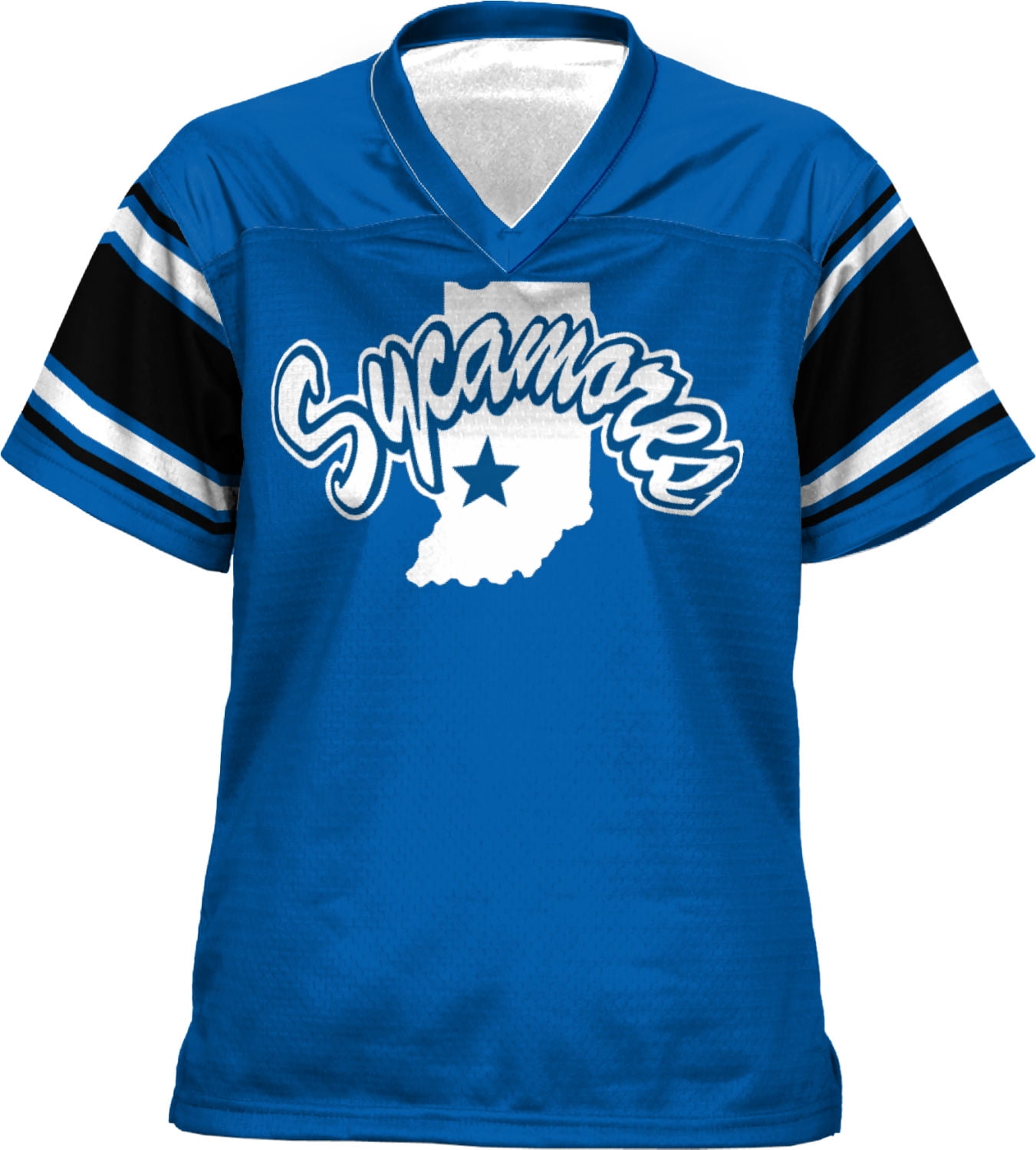 ProSphere Women's Indiana State University End Zone Football Fan Jersey ...