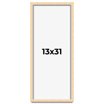 25x15 Frame Natural Wood Picture Frame | 0.75 Inch Moulding Width ...