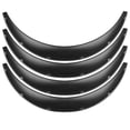 4Pcs 4.5"inch Car Flexible Fender Flares Body Wide kit Wheel Arches for ...