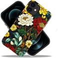 Compatible with iPhone 12, Anti-Scratch Glossy Case Cover, Stained ...