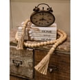 7" x 4.6" x 2.5" White Rustic Farmhouse Decorative Book Set of 3 with ...