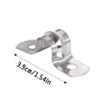 XINGXIANG - 1.54in Polished Anti-Rust Stainless Steel Saddle Pipe Clamp ...