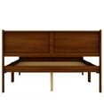 Euroco Queen Platform Bed Wood Frame With Headboard And Footboard