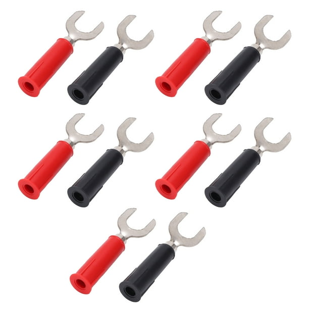 U Type Electrical Crimp Terminals, Maximum.36A Electrical Fork Spade ...