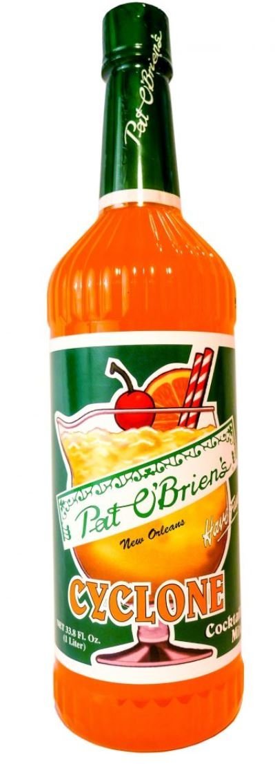 Pat O'Brien's Liquid Cyclone Cocktail Mix, 1 Liter Plastic Bottle 33.8 ...