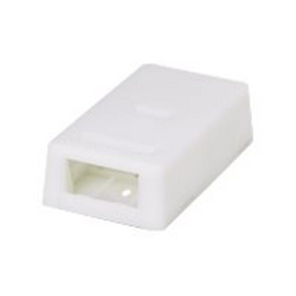Panduit Mini Com Ultimate Id Surface Mount Box Off White 2 Ports