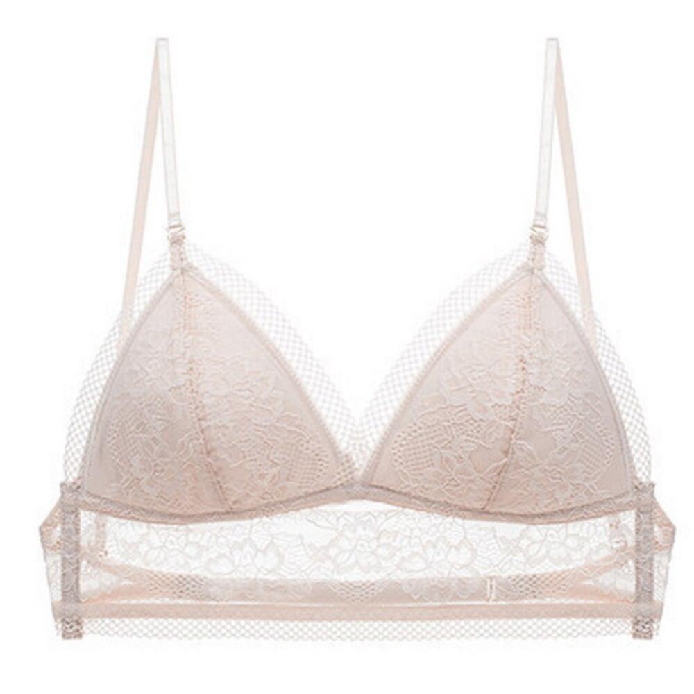 [BRAND]Delivery On Time!Women Lace Low Back Bras Wire Free Everyday ...
