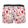 Men's Boxer Shorts Heart Funny Novelty Heart Boxers Valentine's Day ...
