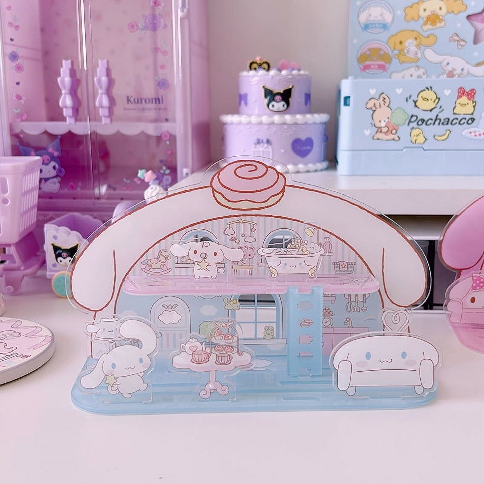 Cinnamon Roll Sanrio Cinnamoroll Acrylic Display House - 2-Story Custom ...