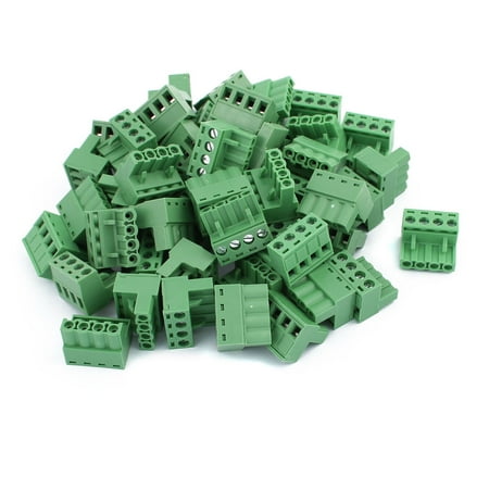 50Pcs 300V KF2EDGK 5.08mm Pitch 4-Pin PCB Screw Terminal Block Connector | Walmart Canada
