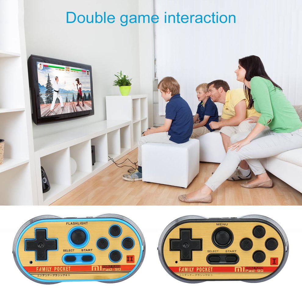 MINI Classic Family Game Consoles Built-in 260 TV Video Game Dual ...