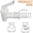 2 free replacement cold water faucets, plastic faucet outlet ...