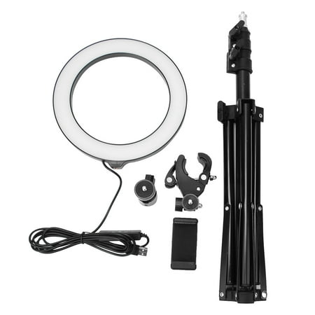 LED Selfie Ring Light,20cm Photography Dimmable LED USB Ring Light ...