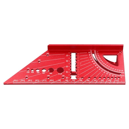 45 90 Degree Angle Rulers, Template Woodworking Square Size Measure ...