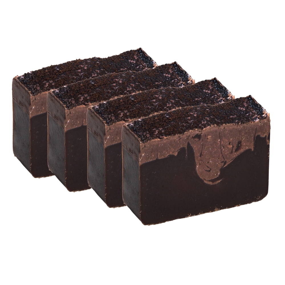 Coffee Scrub Soap Bar (SET of 4) treats and gentle on sunburn and ...