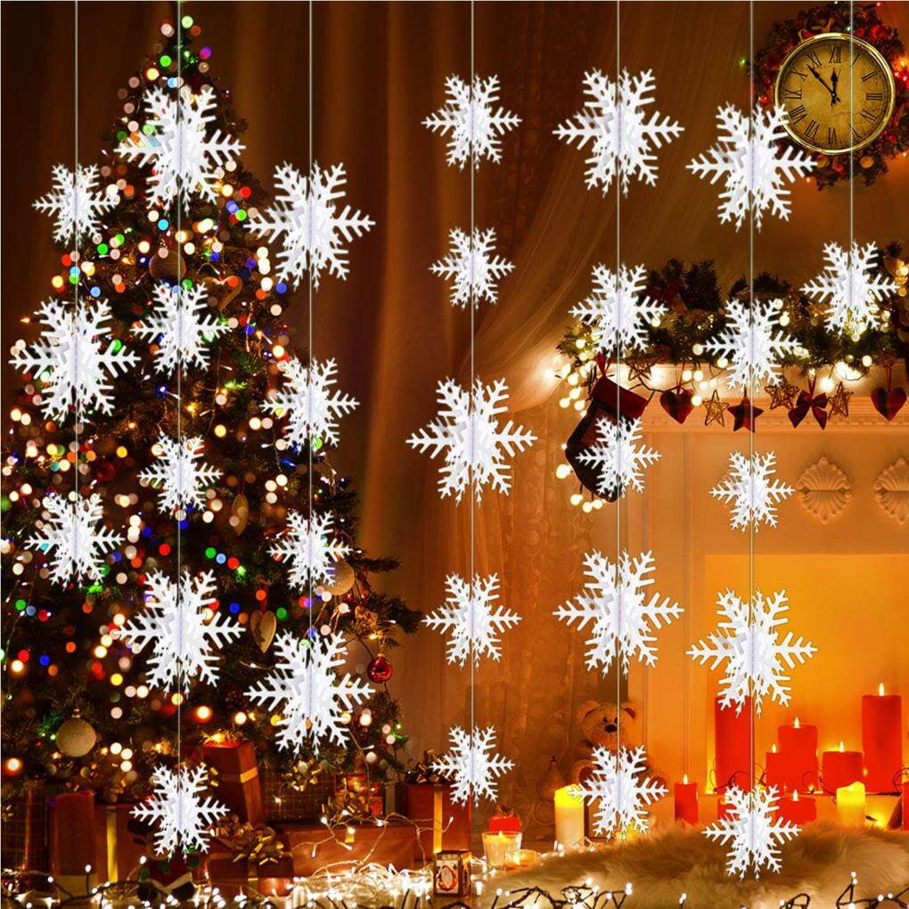 Click here for Pitrice Christmas Hanging Snowflake Garland 3d Sno... prices