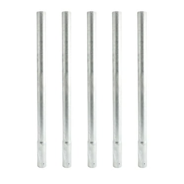 2 ft Long Chain Link Fence Post Extenders for 1 5/8" Fence Posts (Pack ...