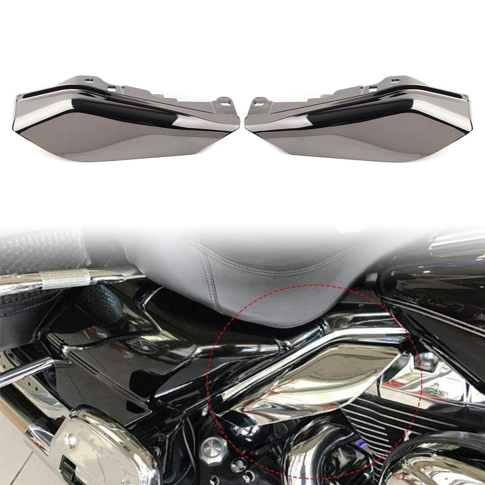 ZS Motorbike Heat Shield Mid-Frame Air Deflector Trim Cover For Harley ...