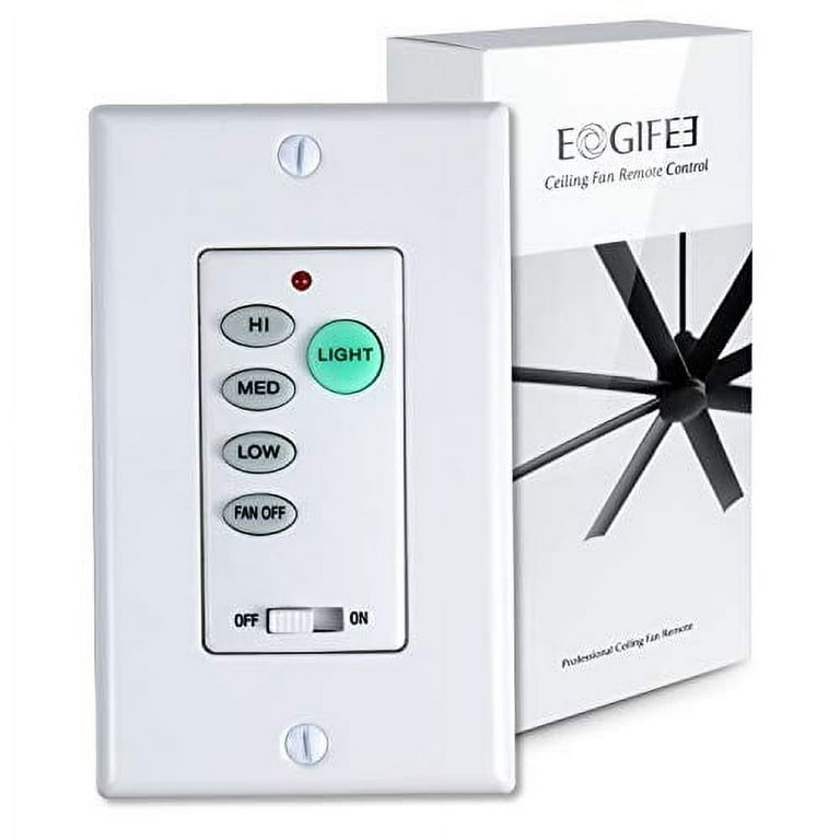 Eogifee Universal Ceiling Fan Wall Control 3 Speed Wall Mounted Fan