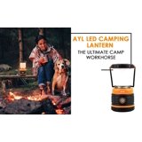 Portable AYL LED Camping Lantern, 1800LM, 4400mAh, 4 Light Modes, USB ...