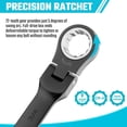 9-Piece Flex-Head Ratcheting Wrench Set, Combination Wrench Set, 72 ...