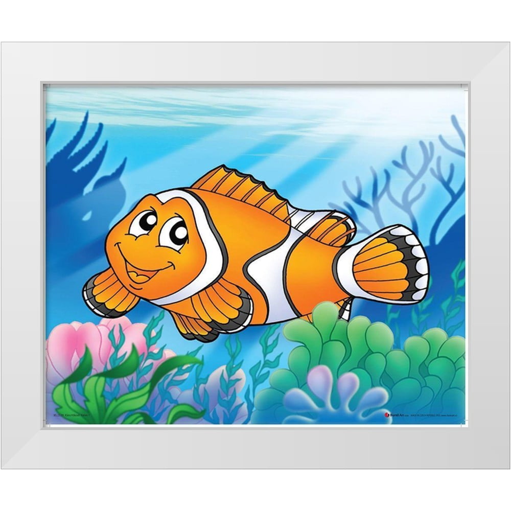 Viskova, Klara 31x26 White Modern Wood Framed Museum Art Print Titled ...