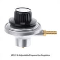 1 Pound Propane Tank Low Pressure Adjustable Gas Regulator with 1/4Inch ...