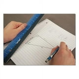 Victor Technology Easy Read Stainless Steel Ruler, 12", Blue & Black ...