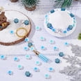 330Pcs 3 Styles Christmas Theme Handmade Polymer Clay Beads Snowflake ...