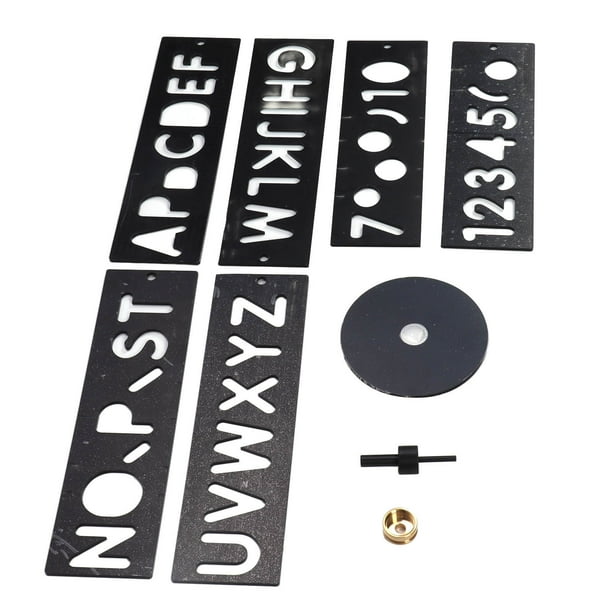 Horizontal Character Template, Cut Sign Making Kit A TO Z Edge For ...