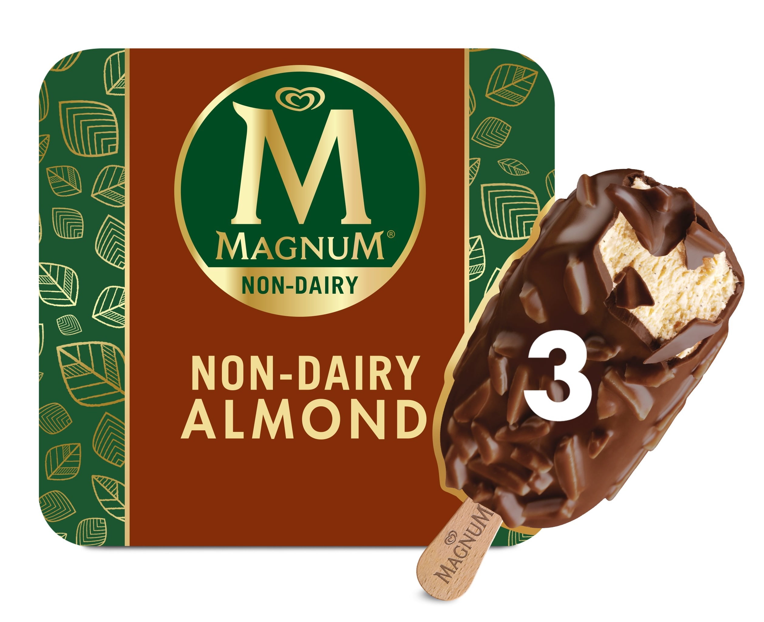 Magnum Non-Dairy Bar Almond 90 ml, 3 count – Walmart Inventory Checker ...