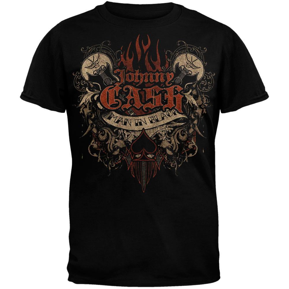 Click here for Old Glory Johnny Cash - Man In Black T-Shirt prices