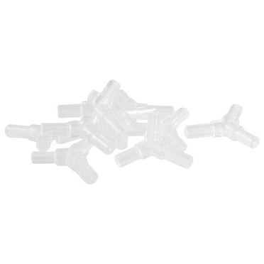 Unique Bargains 8Pcs 3 Ways 5mm Connecting Dia Plastic Aquarium Air ...